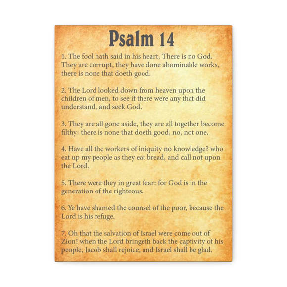 Express Your Love Gifts | Art | Scripture Sign Psalm 4 Chapter Gold Bible Canvas Christian Wall ...